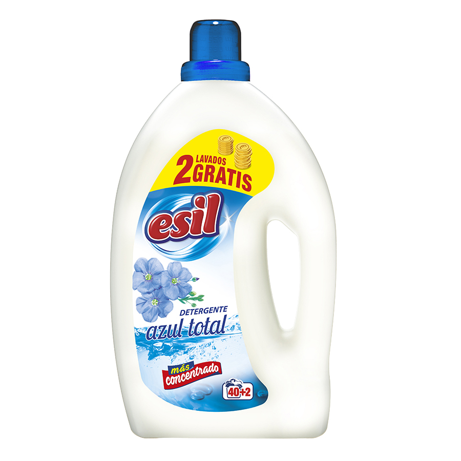 DETERG. LIQUIDO ESIL 3 L.AZUL TOTAL 40 DOSIS C/4 | Cash Sierra Nevada